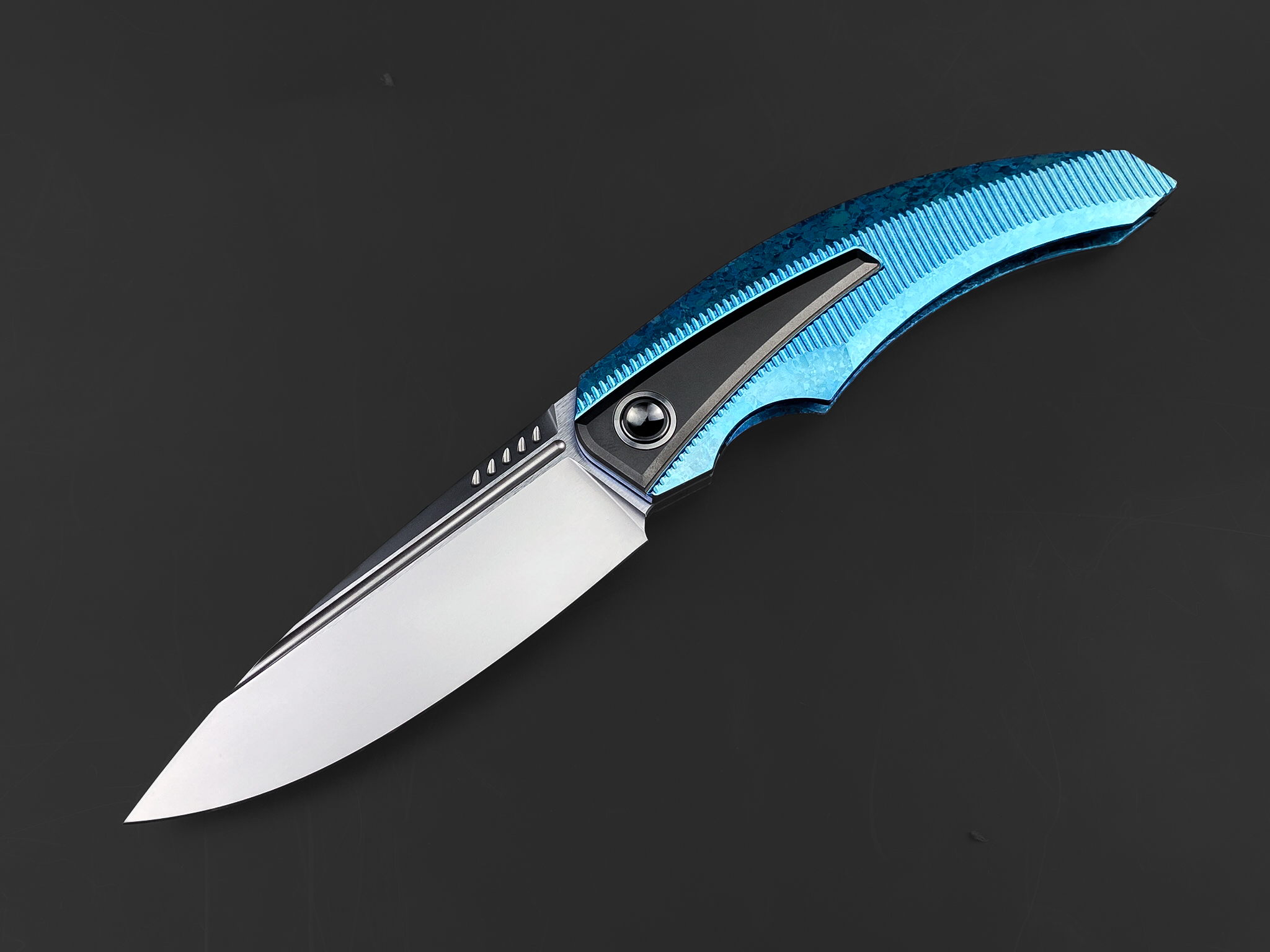Складной нож Marron Tmax Blue Crystal TI | TouTown